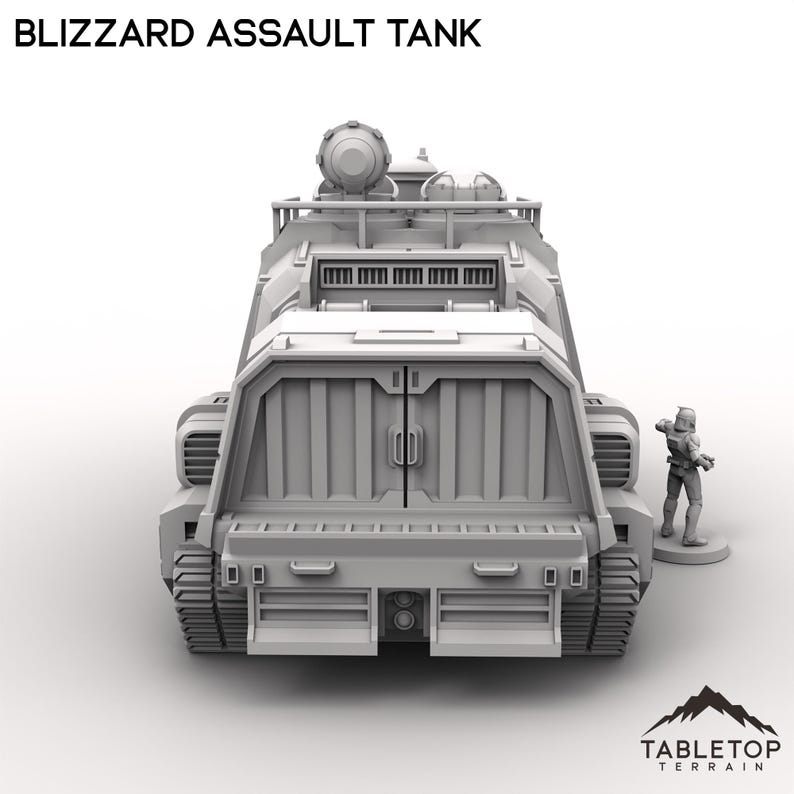 Blizzard Assault Tank - Tabletop Terrain Outer Rim Compatible With Star ...