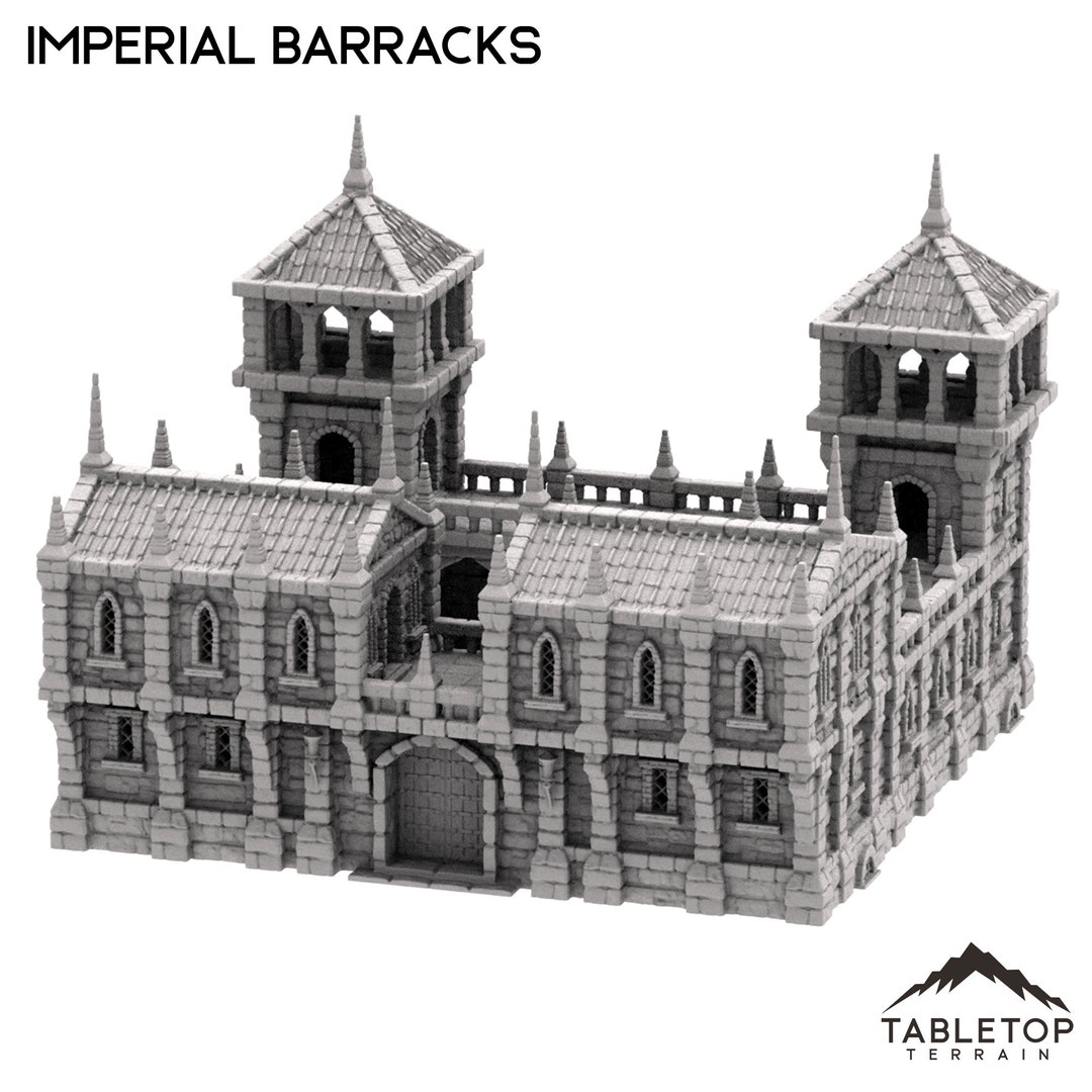 Imperial Barracks - DND Aos Pathfinder Conquest Miniatureland Tabletop ...
