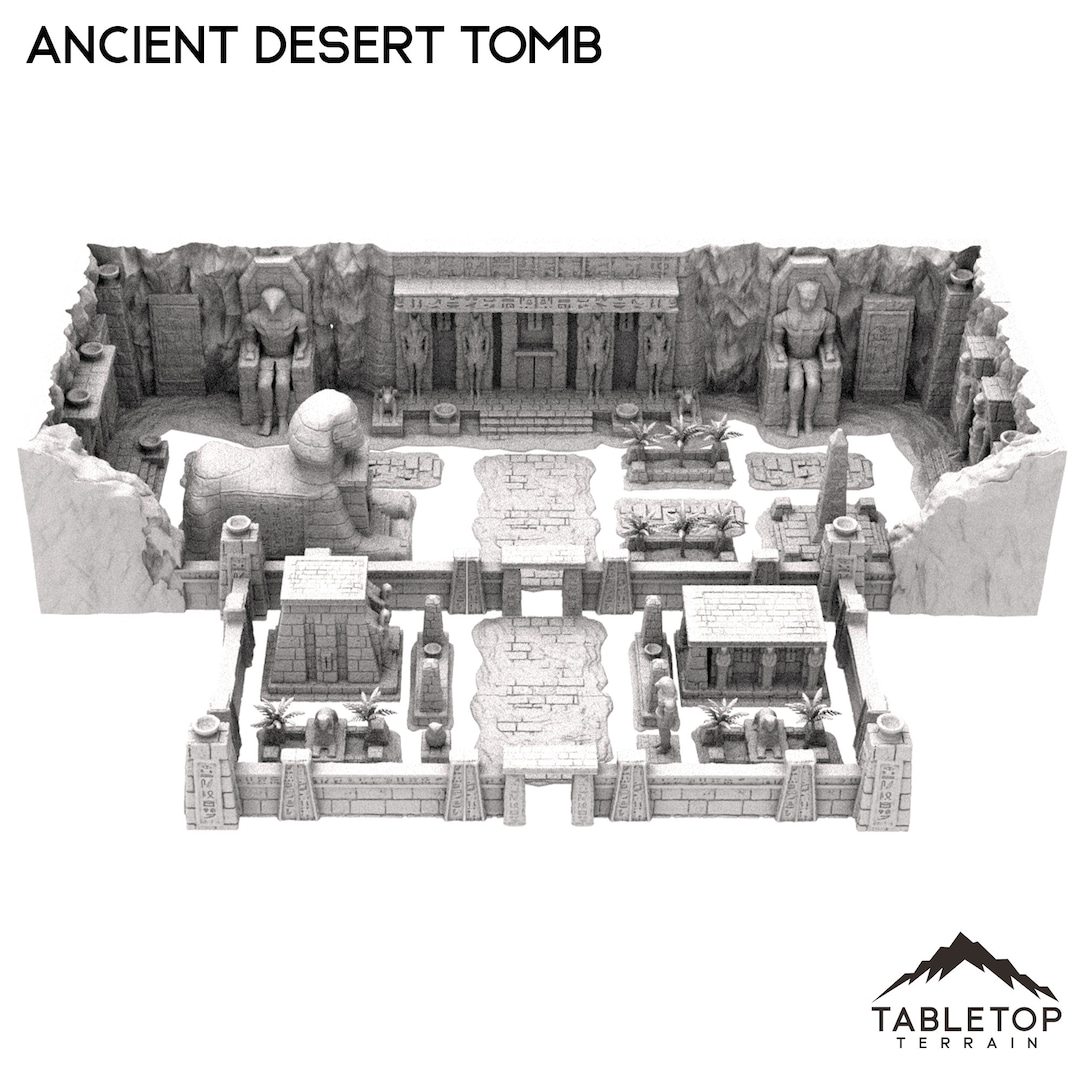 Ancient Desert Tomb - DND Aos Pathfinder Conquest Miniatureland ...