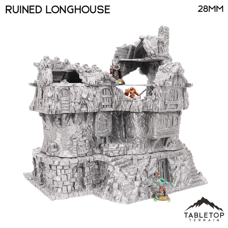 Ruined Longhouse - Hagglethorn Hollow - Fantasy Ruins - DND Aos ...