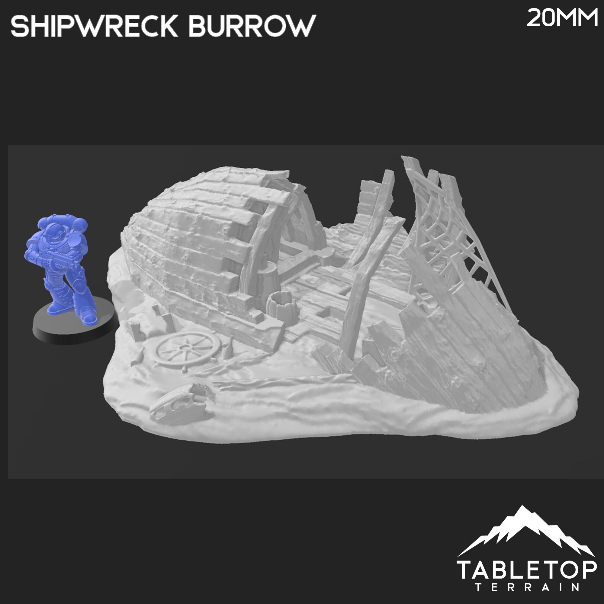 Shipwreck Burrow - DND Aos Pathfinder Conquest Miniatureland Tabletop ...
