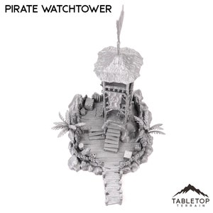 Pirate Watchtower - DND Aos Pathfinder Conquest Miniatureland Tabletop ...