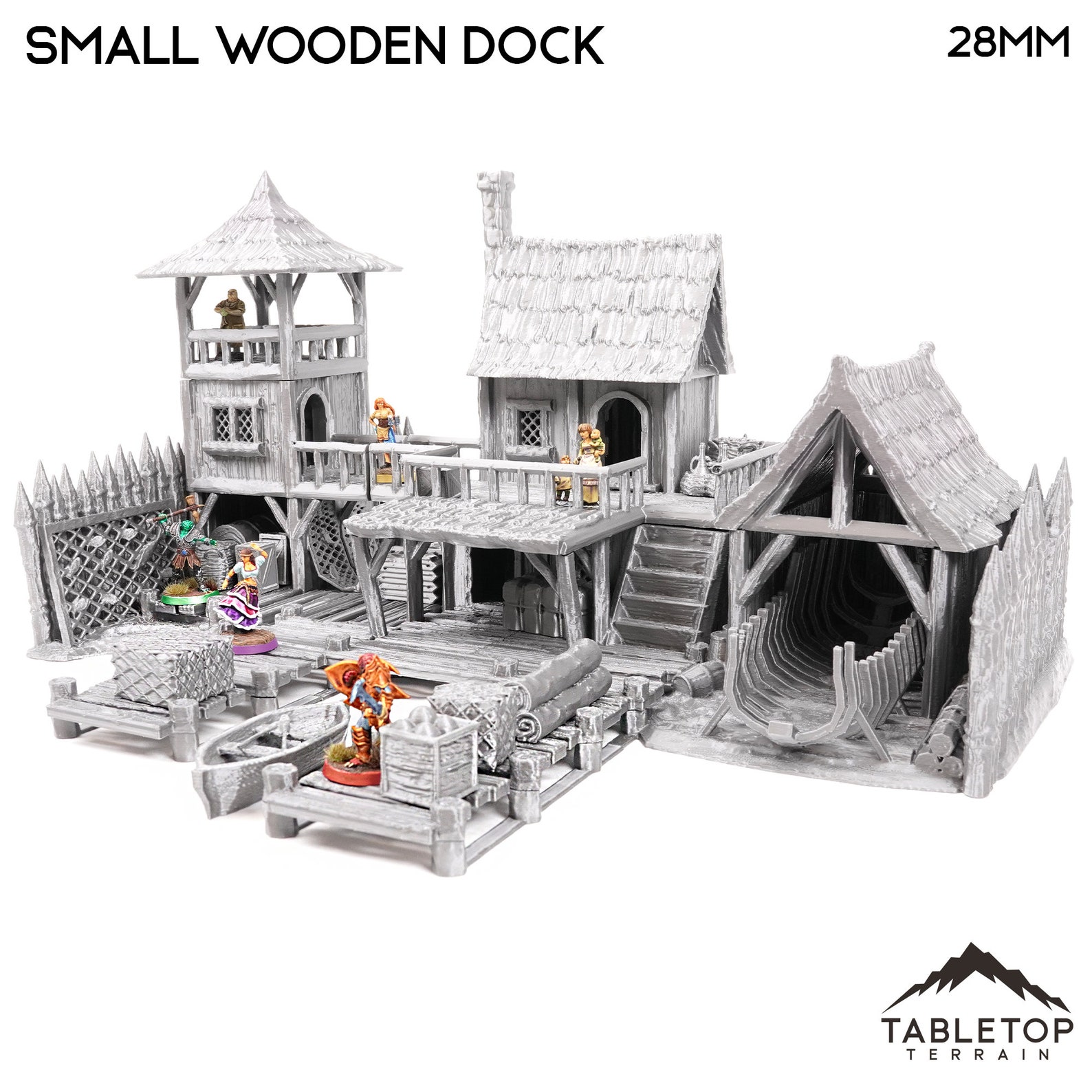 Small Wooden Dock - DND Aos Pathfinder Conquest Miniatureland Tabletop ...