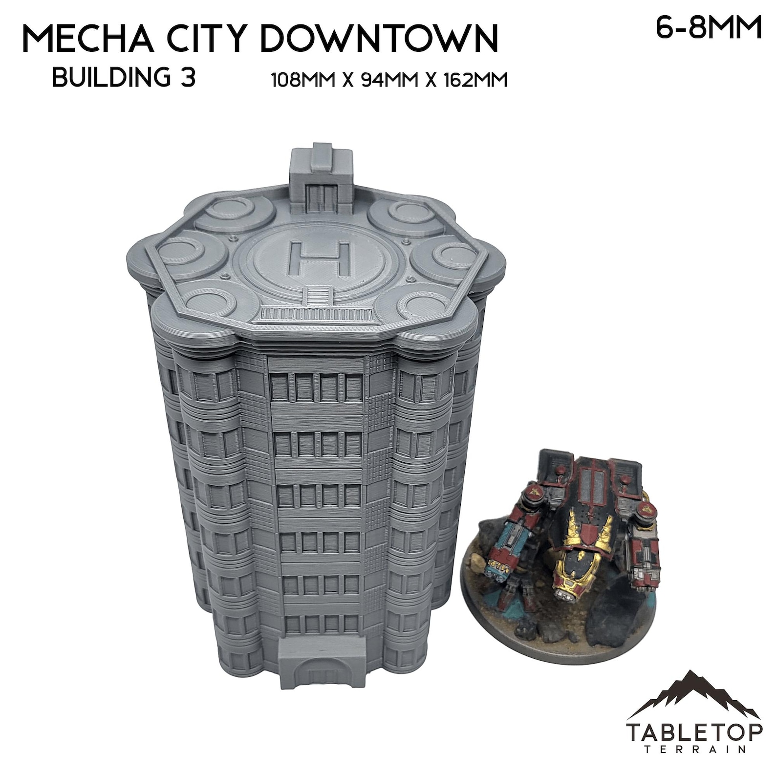 Mecha City Downtown Buildings - Bundle 2 - 6mm 8mm Mech Wargames ...