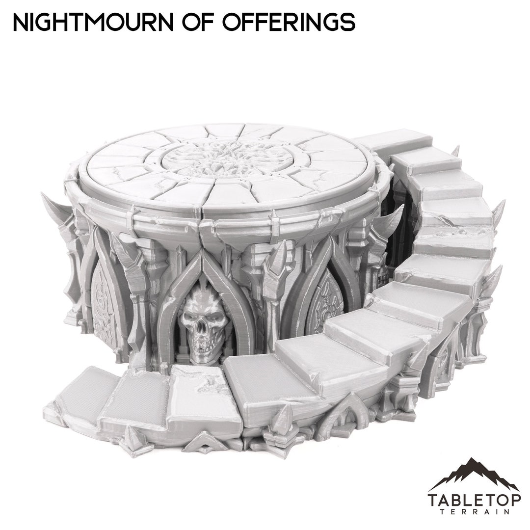 Nightmourn of Offerings - Resistance of Darkness - Tabletop Terrain Demon Chaos Grimdark Gothic ...