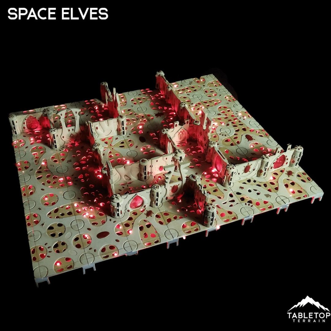 Space Elves Boarding Actions Compatible Terrain Set - Tabletop Terrain ...