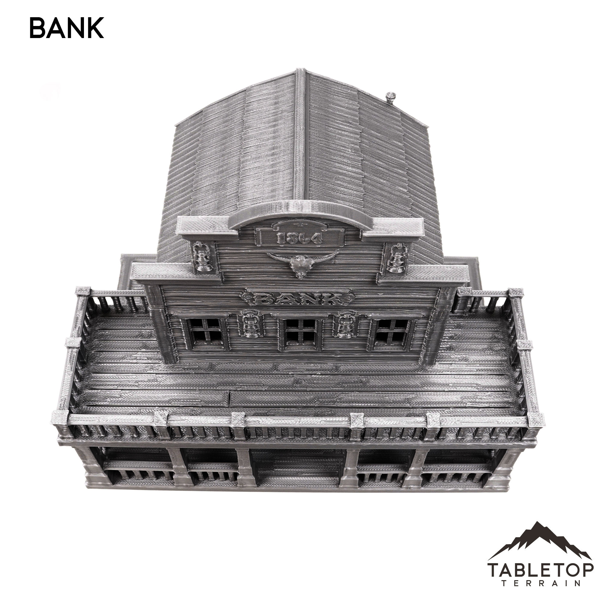 Bank - Wild West Building - Wild West Exodus Tabletop Terrain Printable ...