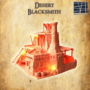 Desert Blacksmith - DND Aos Pathfinder Conquest Miniatureland Tabletop ...