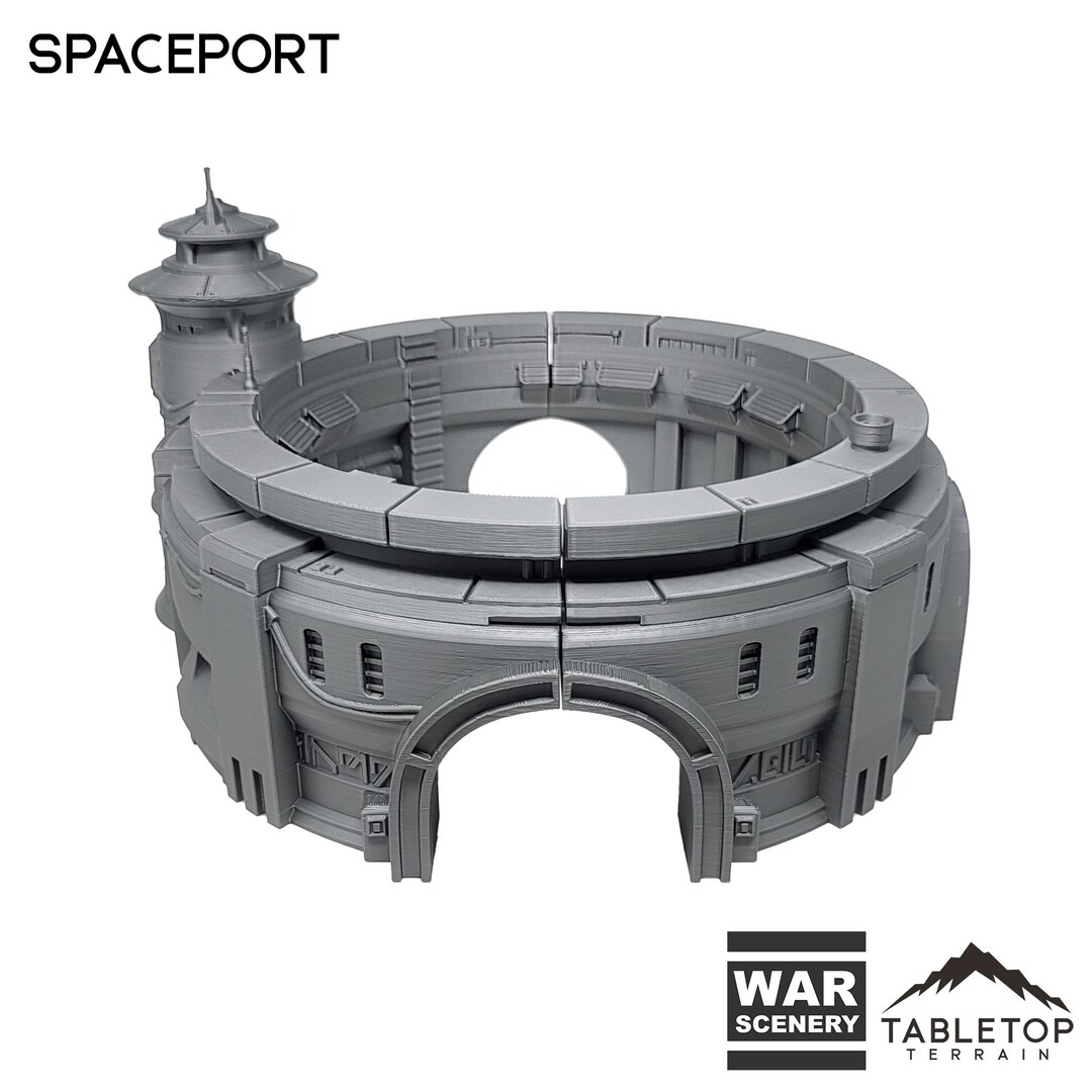 Massa'dun Spaceport - Star Wars Legion Shatterpoint Terrain Outer Rim ...