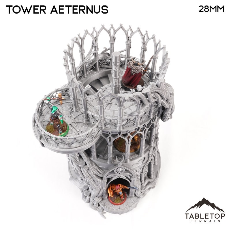 Tower Aeternus - Elven Building - Fantasy Terrain DND Aos Conquest ...