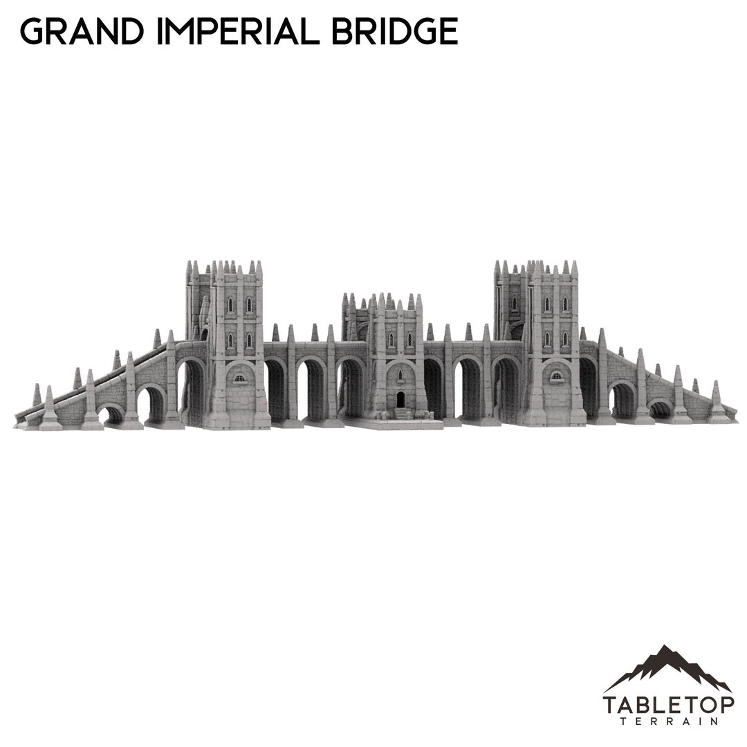 Grand Imperial Bridge - DND Aos Pathfinder Conquest Miniatureland ...