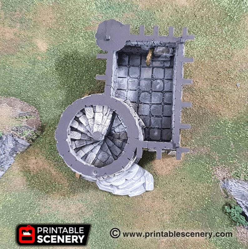 Sorcerer's Tower Fantasy Tower Fantasy Terrain DND Aos - Etsy