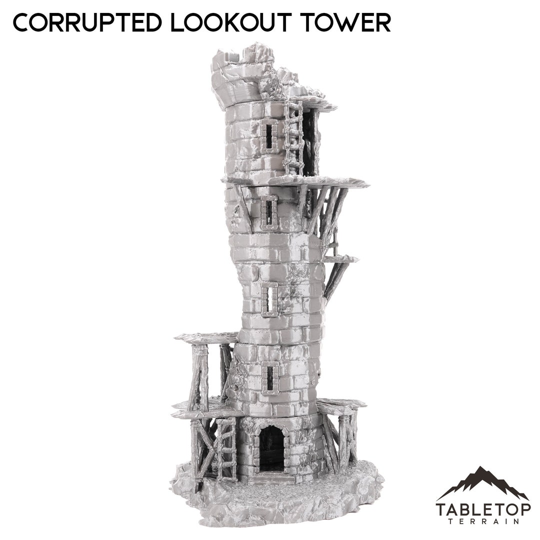 Corrupted Lookout Tower - DND Aos Pathfinder Conquest Miniatureland ...