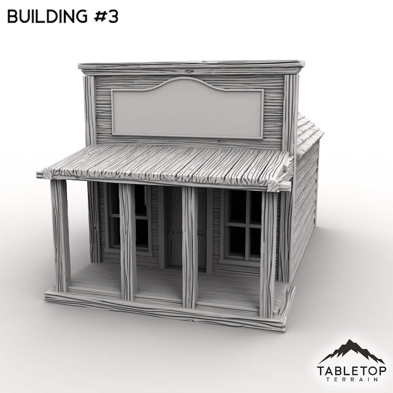 Dreadwood Building 3 - Wild West Terrain Wargaming RPG Exodus Western ...