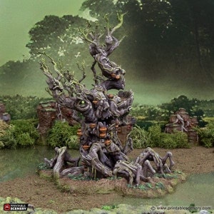 Plague Tree - the Gloaming Swamp - Fantasy Terrain DND Aos Conquest ...