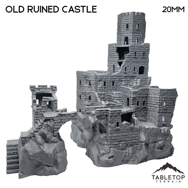 Ruined Castle Miniature - Etsy