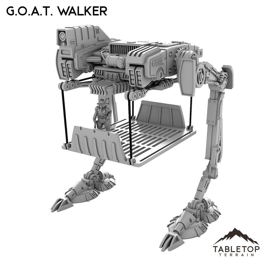 GOAT Walker - Tabletop Terrain Outer Rim Compatible With Star Wars ...