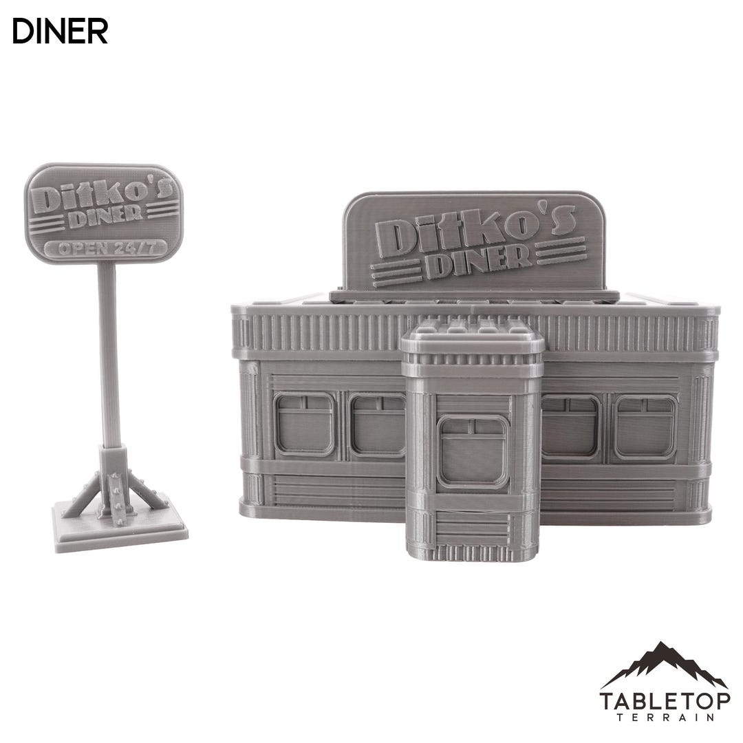 Diner - Urban Modern Comic Book Super Hero Marvel Crisis Protocol - Etsy