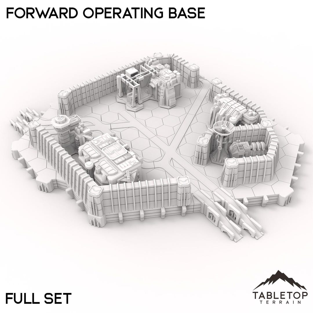 HEXTECH Forward Operating Base - 6mm - Thunderhead Studio 6mm ...