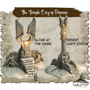 The Temple City of Parnas - Thematic Dungeon Terrain - DND Aos Malifaux ...