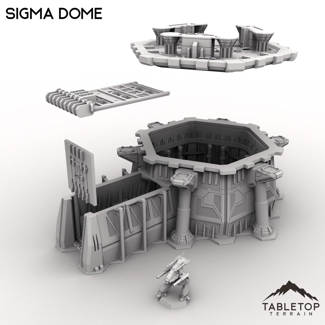 HEXTECH Sigma Dome Trinity City - 6mm - Thunderhead Studio 6mm ...