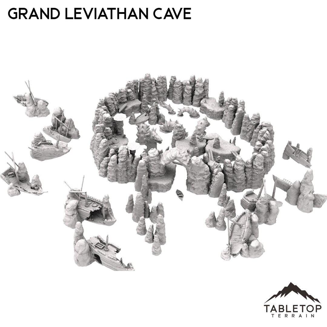 Grand Leviathan Cave - DND Aos Pathfinder Conquest Miniatureland ...