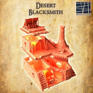 Desert Blacksmith - DND Aos Pathfinder Conquest Miniatureland Tabletop ...