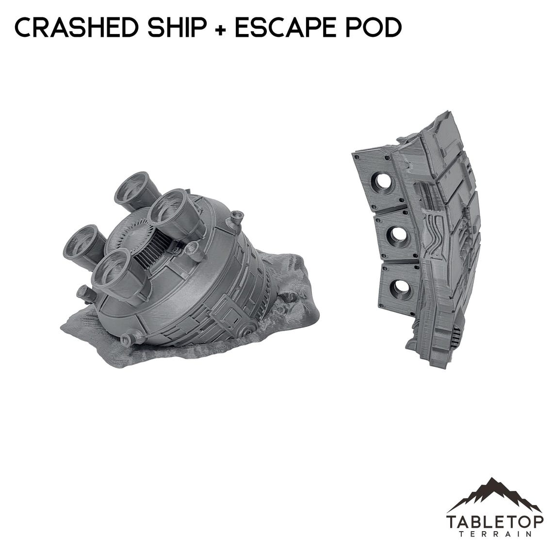 Massa'dun Crashed Ship + Escape Pod - Star Wars Legion Shatterpoint ...