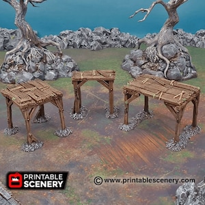 Scaffolding and Support Columns - Scatter Terrain - Shadowfey Fantasy ...