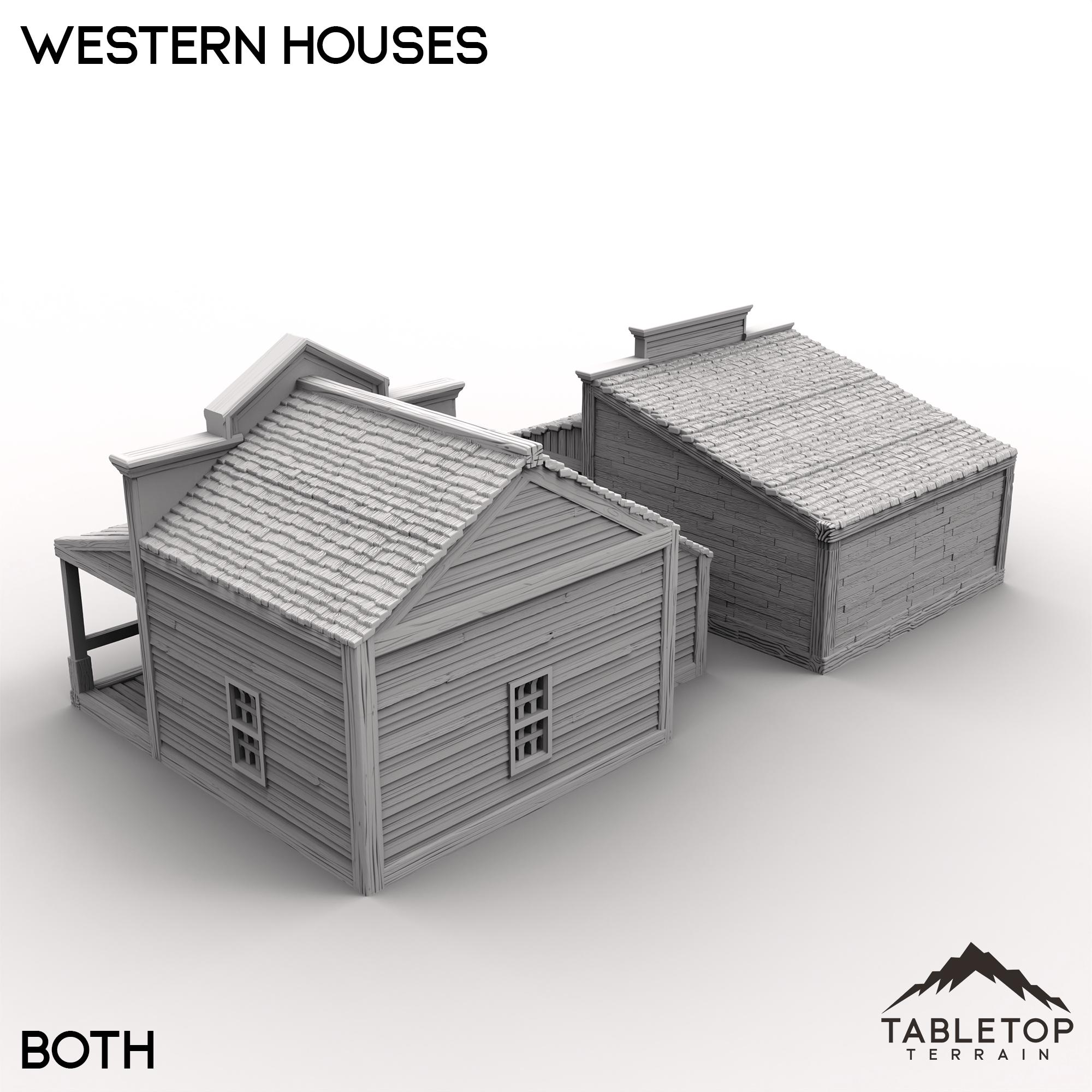 Western Houses - Wild West Terrain Wargaming RPG Exodus Western Rush ...