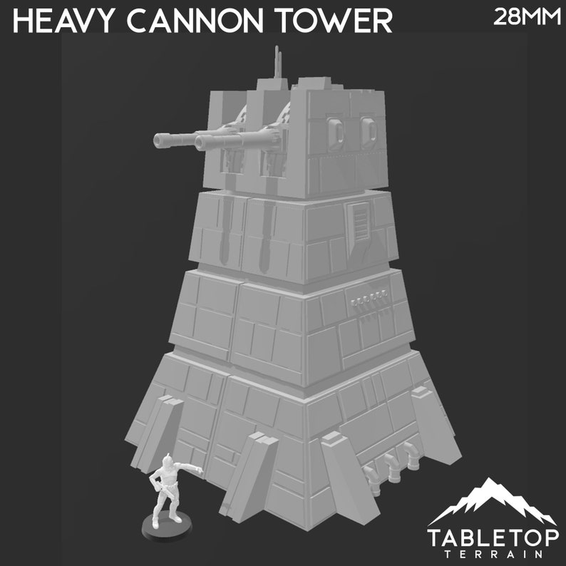 Heavy Cannon Turbolaser Star Wars Legion Terrain War Scenery - Etsy