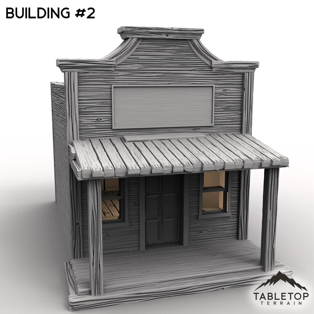 Dreadwood Building 2 - Wild West Terrain Wargaming RPG Exodus Western ...
