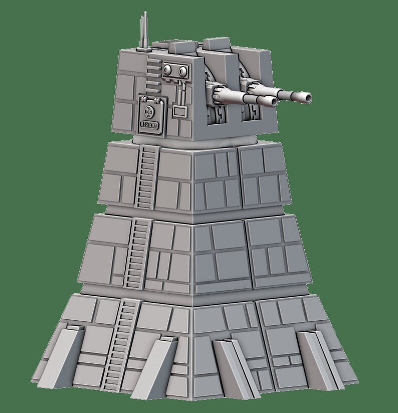 Heavy Cannon Turbolaser Star Wars Legion Terrain War Scenery - Etsy