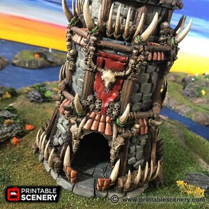 Tribal Fort - Tribal Terrain - Fantasy Terrain DND Aos Pathfinder ...