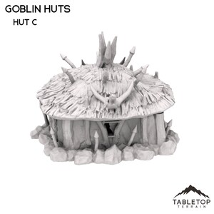 Goblin Huts - DND Aos Pathfinder Conquest Miniatureland Tabletop ...