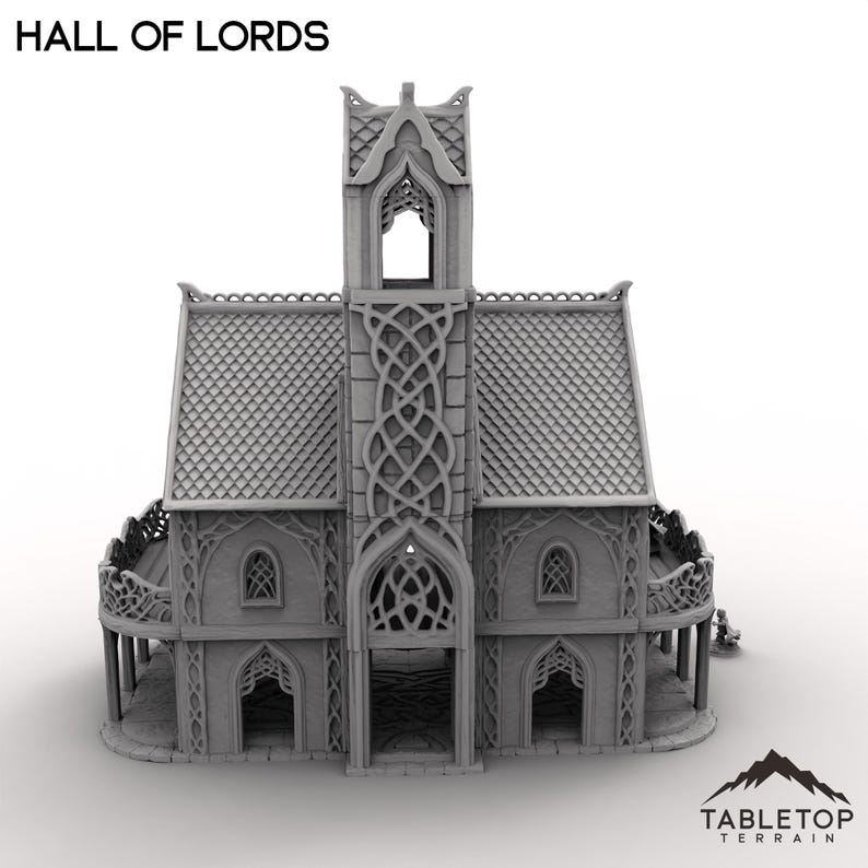 Hall of Lords - Kingdom of Noldareth - Tabletop Terrain Fantasy DND ...