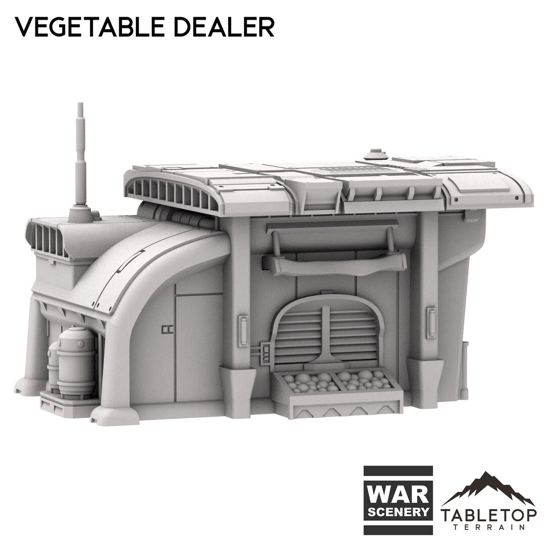 Vegetable Dealer Star Wars Legion Terrain Outer Rim War - Etsy