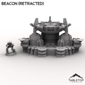 HEXTECH Beacon (retracted) - Power Complex - Thunderhead Studio 6mm Compatible With Small Scale ...