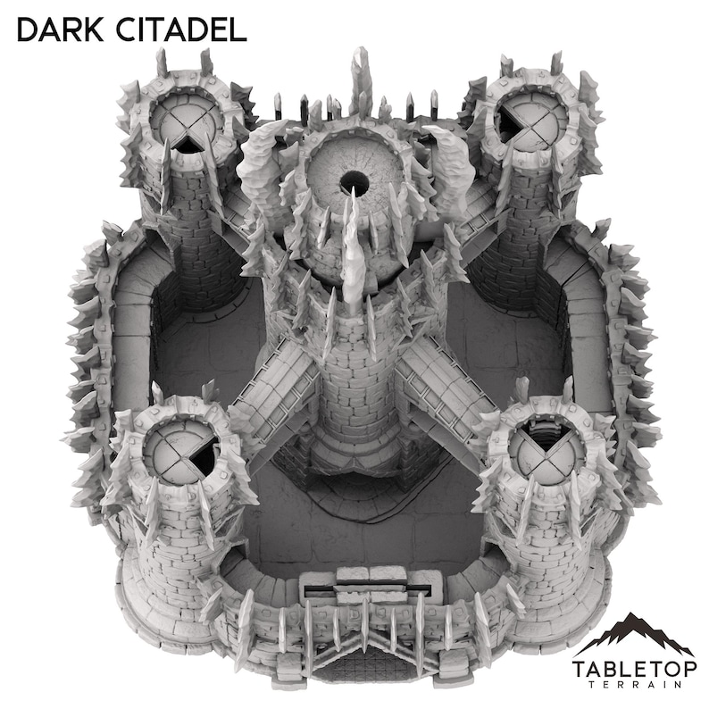 Dark Citadel - Kingdom of Azragor - Tabletop Terrain High Fantasy DND ...