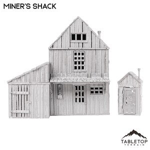 Miners Shack - Wild West Building - Wild West Exodus Tabletop Terrain ...