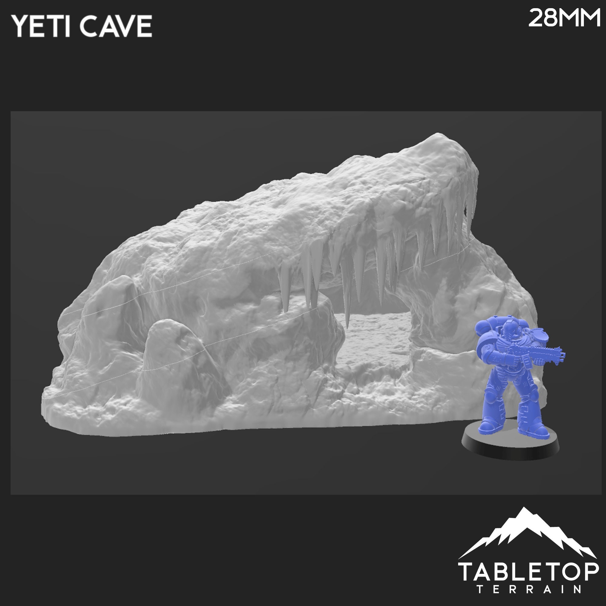 Yeti Cave - DND Aos Pathfinder Conquest Miniatureland Tabletop Terrain ...