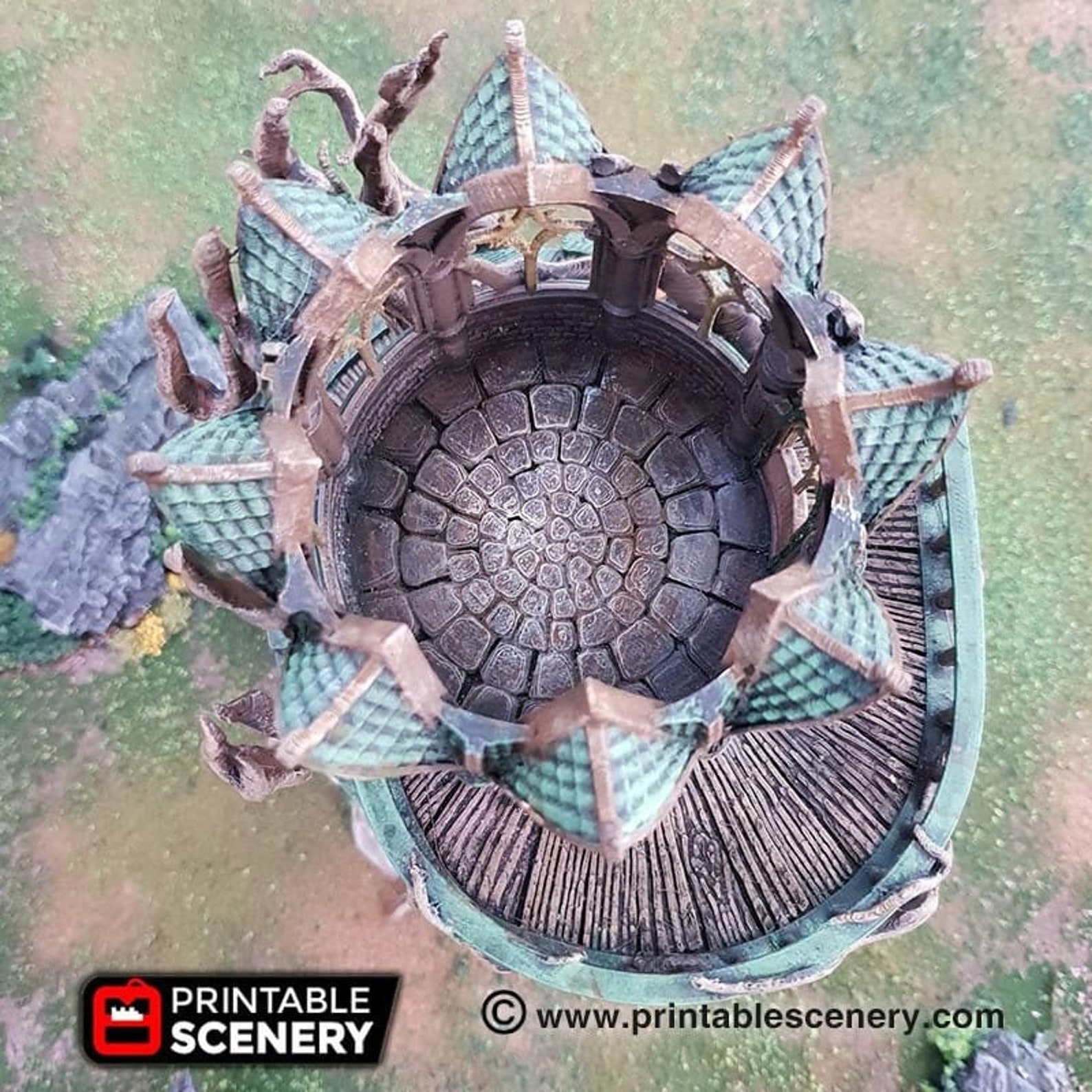 Gloomwood Eyrie Elven Building Fantasy Terrain DND Aos - Etsy