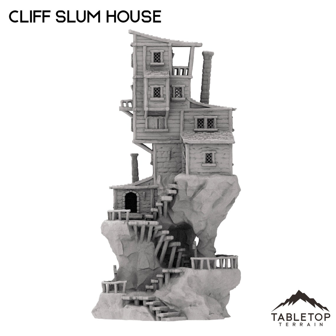 Cliff Slum House - DND Aos Pathfinder Conquest Miniatureland Tabletop ...