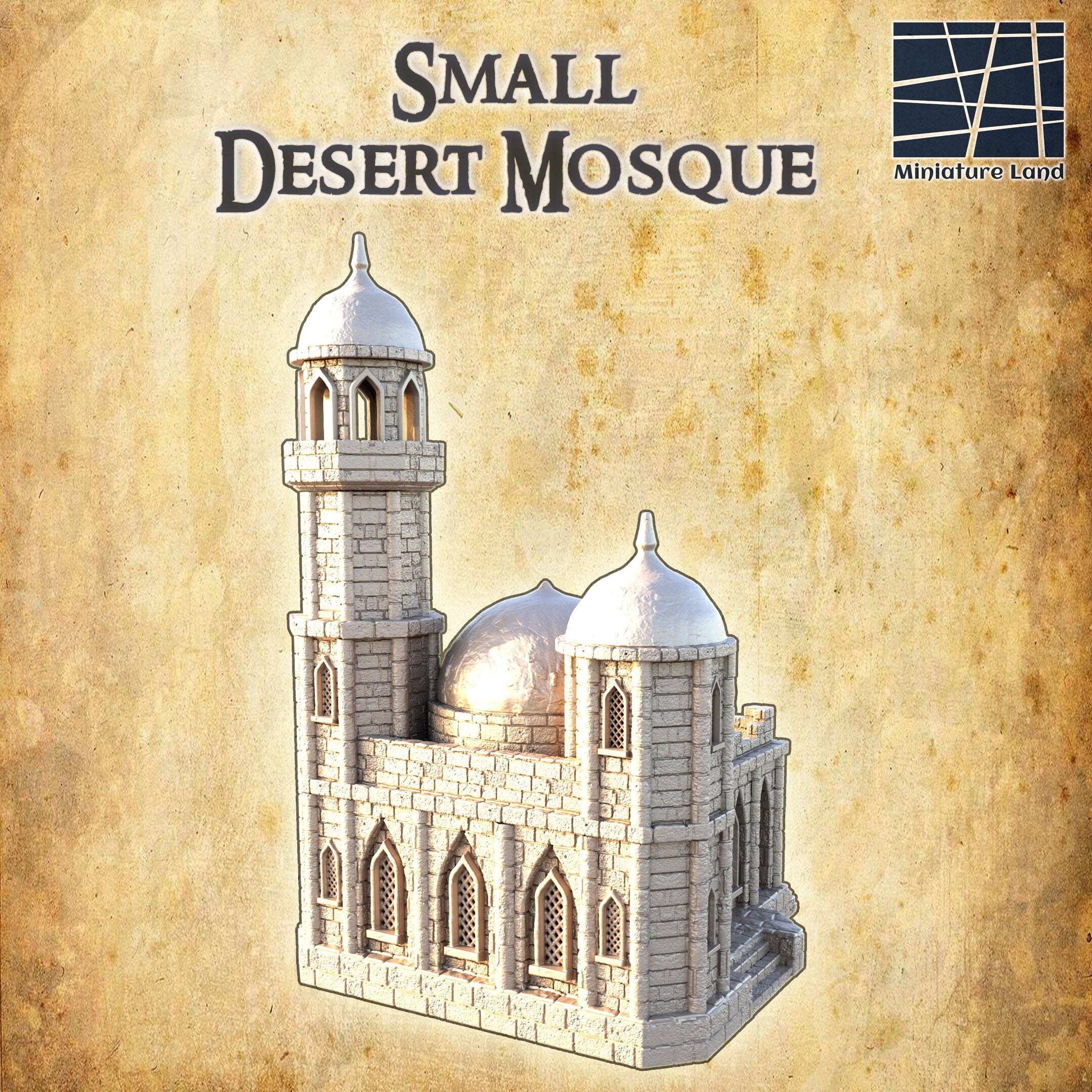 Small Desert Mosque - DND Aos Pathfinder Conquest Miniatureland ...