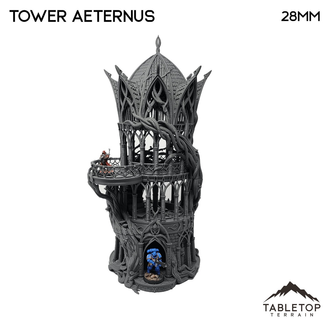 Tower Aeternus Elven Building Fantasy Terrain DND Aos - Etsy