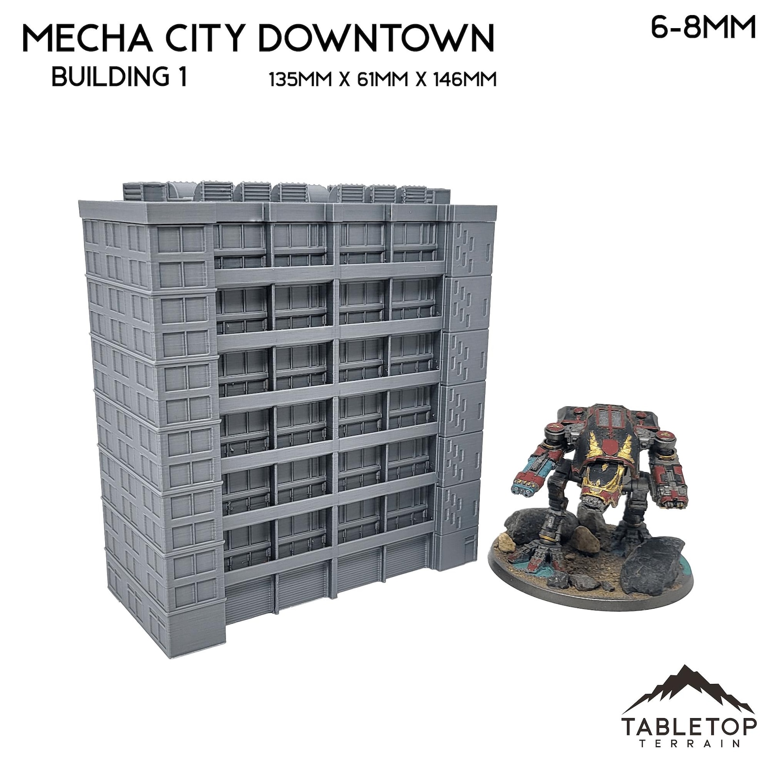Mecha City Downtown Buildings - Bundle 2 - 6mm 8mm Mech Wargames ...