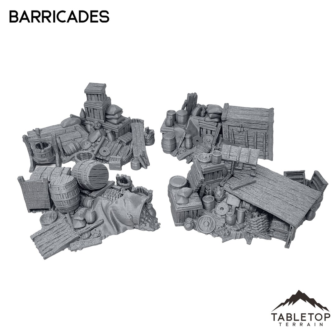 Barricades Hagglethorn Hollow Scatter Terrain DND Aos Pathfinder ...