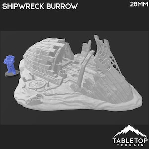 Shipwreck Burrow - DND Aos Pathfinder Conquest Miniatureland Tabletop ...