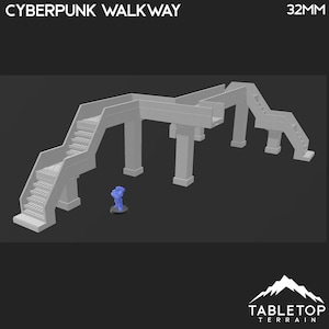 Cyberpunk Walkway - Cyberpunk Terrain - Futuristic Compatible With ...