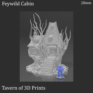 Feywild Cabin - Ruined Fantasy Building - Shadowfey Fantasy Terrain DND ...